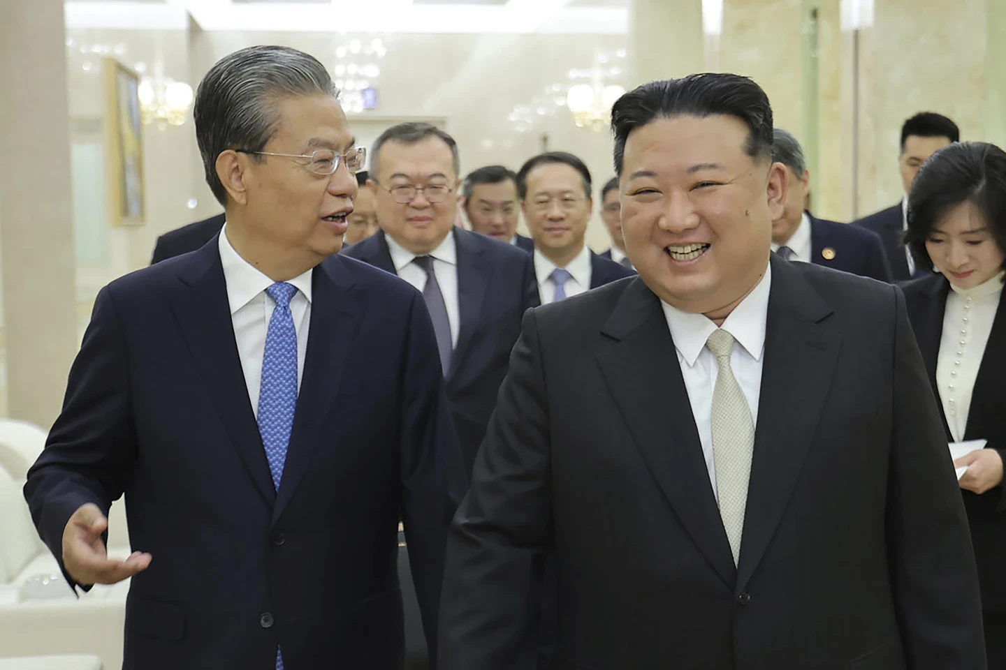 A CHINESE OFFICIAL MEETS NORTH KOREAN LEADER KIM IN PYONGYANG IN ...